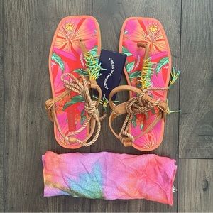 FARM Rio | Shoes | Farm Rio Floral Pietra Sandals Brand New | Poshmark